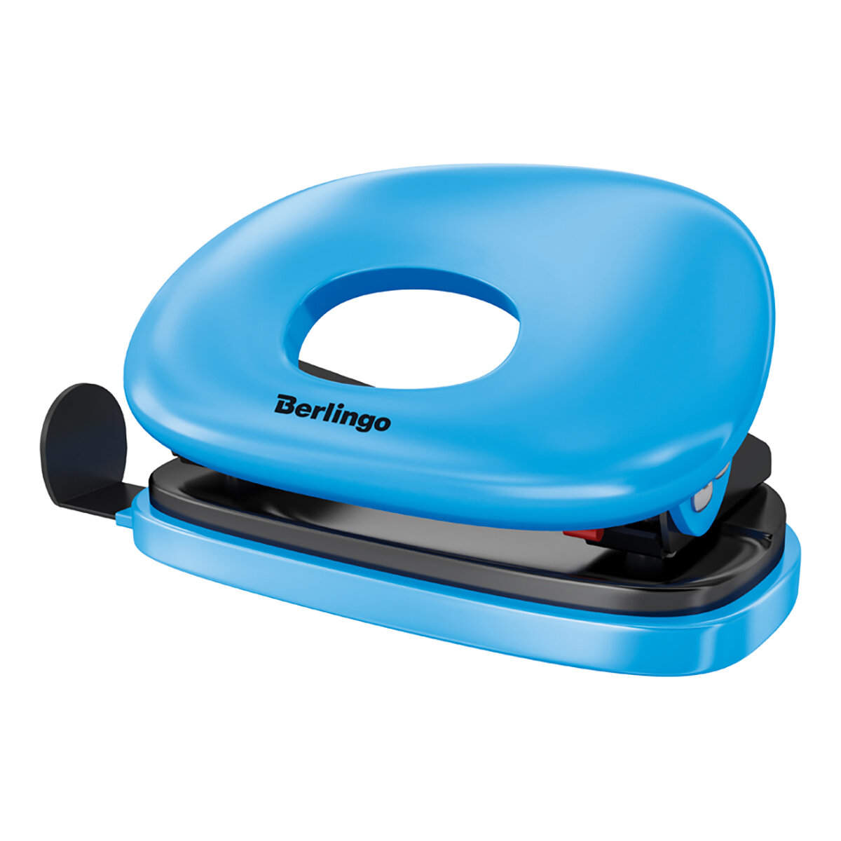 Дырокол Berlingo Round 10 л пластик голубой DDp_10102