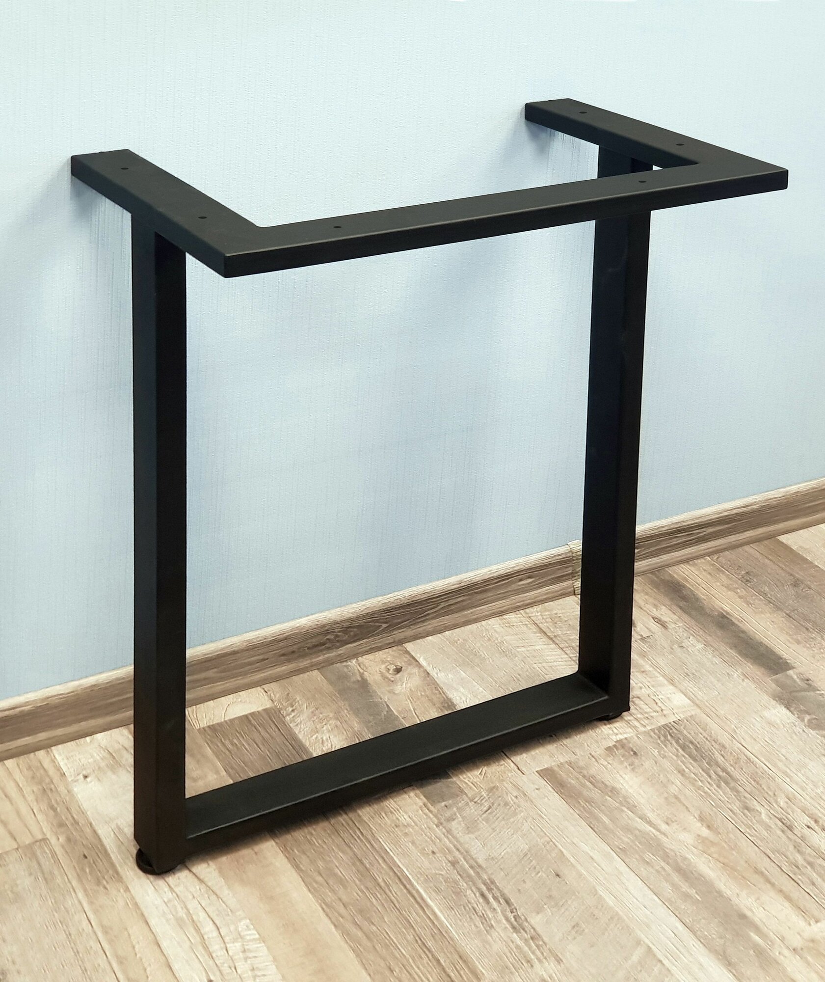 Подстолье устойчивое для стола 550 550 50х25 металлическое барное лофт с регулировкой высоты.