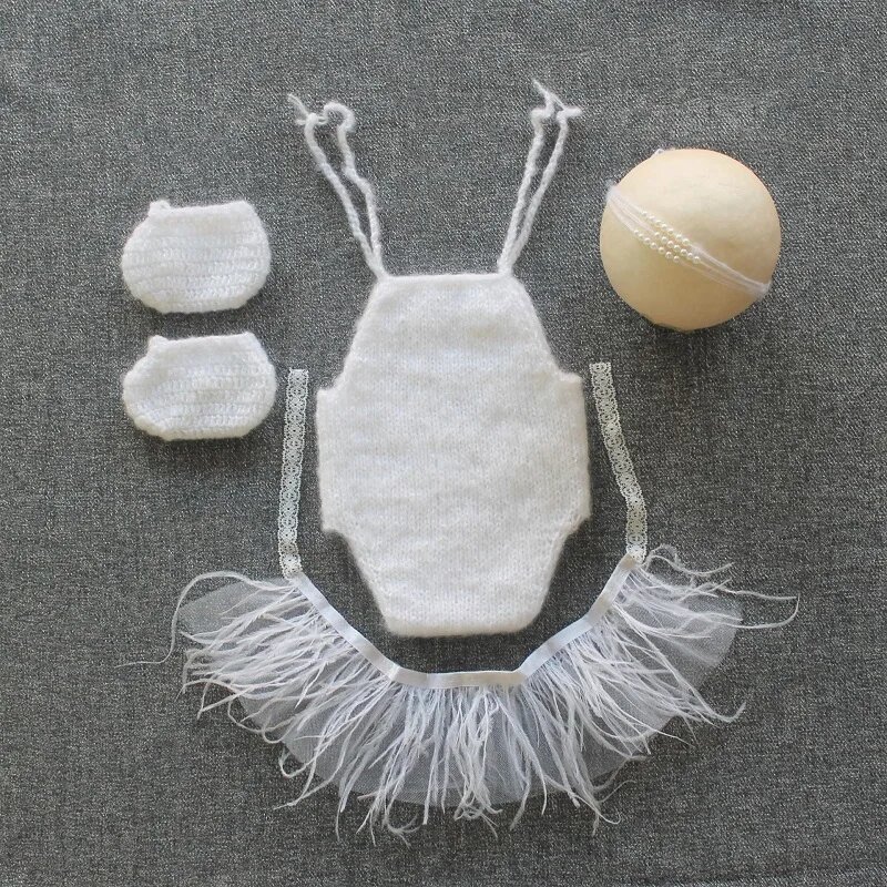 Комплект вязаной одежды Giol Me Num полиэстер для девочки 0-6 месяцев