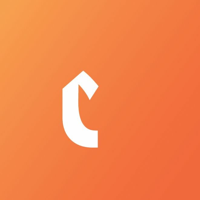 Буква С из акрила для вывесок 7 см / шрифт 2 белый