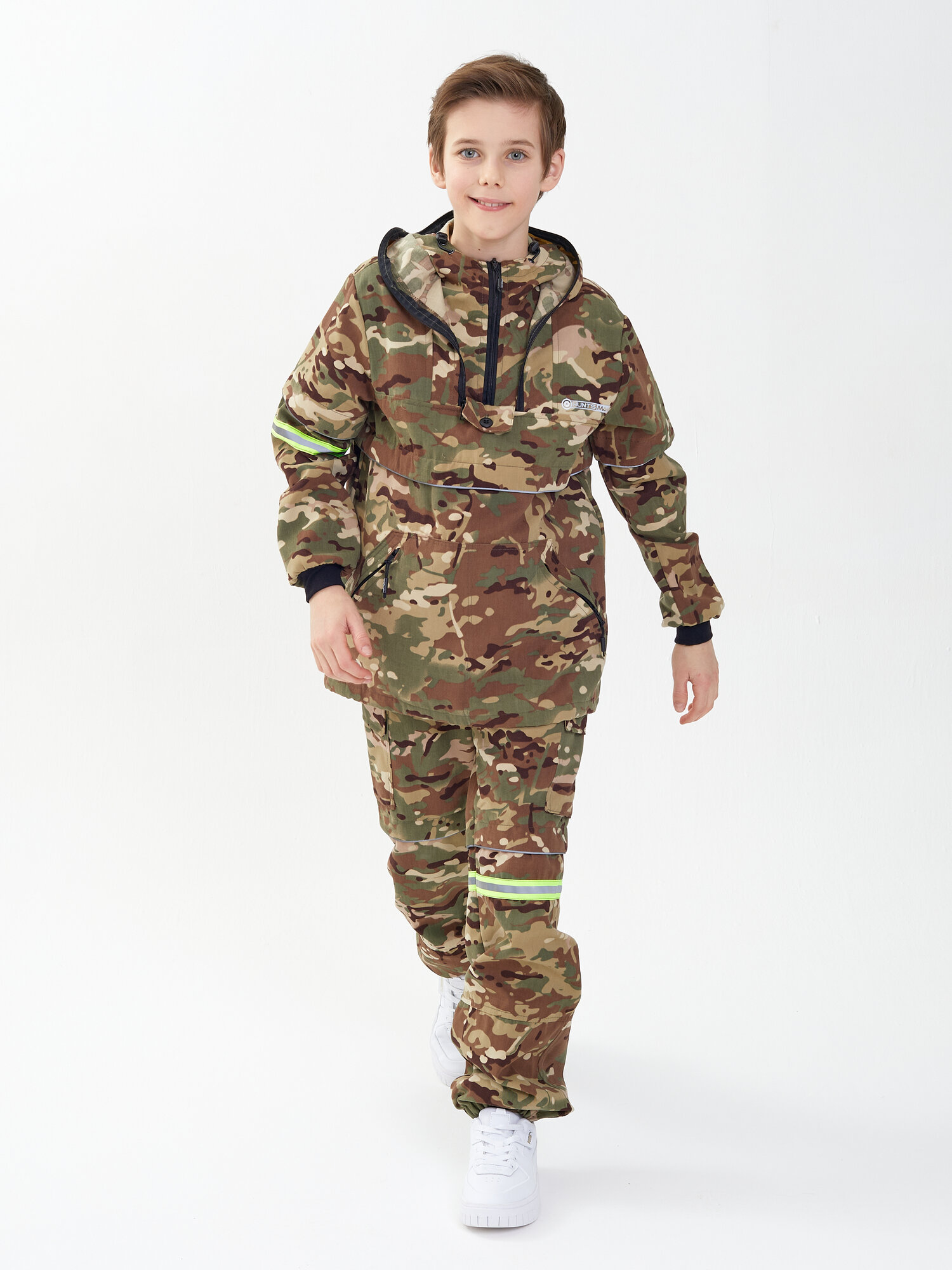 Костюм летний детский Huntsman Антигнус-Люкс Твил-Пич Мультикам 36-38/134-140