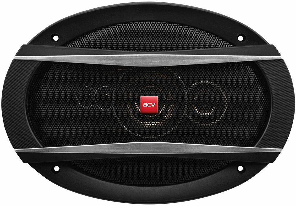 Колонки автомобильные ACV PI-694E 240 Вт, 88дБ 4Ом 15x23см, 6x9 дюйм, комплект: 2 колонки коаксиальные четырехполосные (38907)