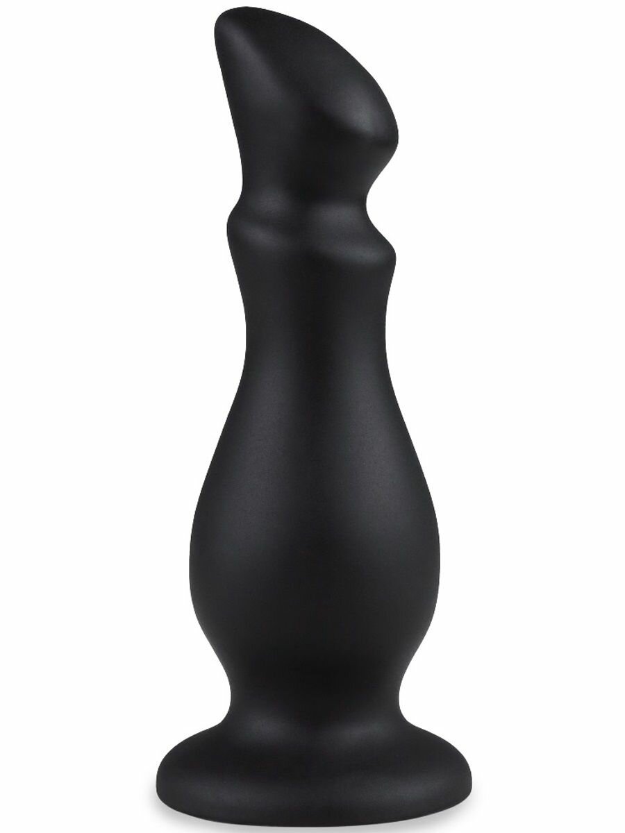Анальная пробка анатомической формы для массажа простаты, 12.5см