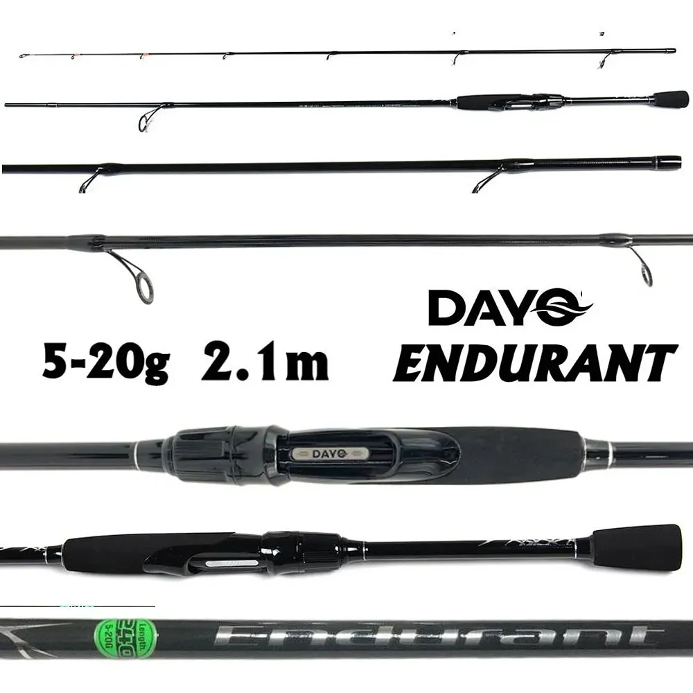 Спиннинг Dayo ENDURANT, тест 5-20гр, 2.1м, Carbon + композитная обмотка