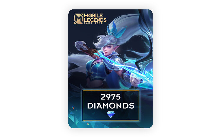 Игровая валюта Mobile Legends: 2975 Diamonds (Mobile Legends; Смартфон; Регион активации РФ)