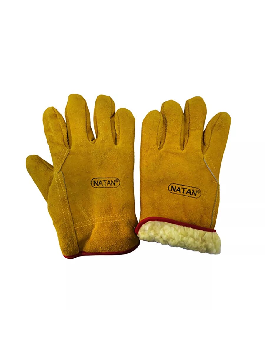 Краги перчатки спилковые утепленные Дайвер