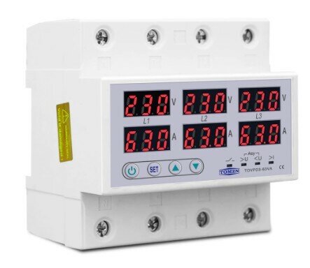 Реле напряжения 100А TOVPD3-100VA
