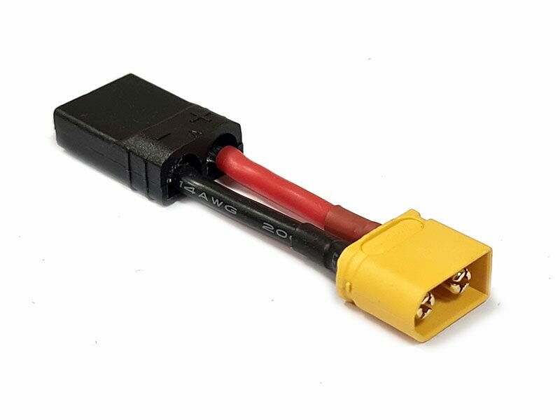 Адаптер-переходник Amass XT60-M "папа" на Traxxas TRX-F "мама" AM-ADP013
