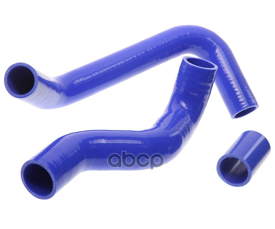 Патрубок УАЗ-3160 Патриот дв. ЗМЗ-409 ЕВРО-2,3 радиатора без кондицион. комп.3шт. син. силикон MEGAPOWER MEGAPOWER Automotive арт.