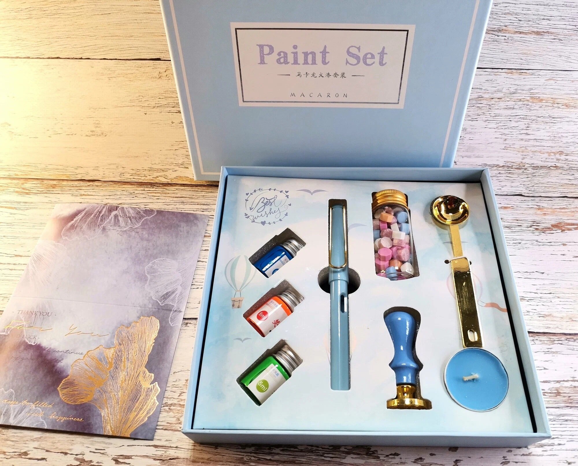 Набор для каллиграфии Paint Set, голубой