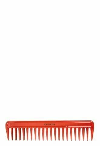 KOH-I-NOOR 8132CO PETTINE RADONE - Color collection - Coral - гребень с широким рядом зубьев