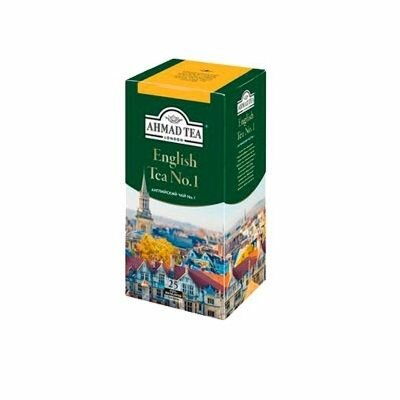 Ahmad Tea Чай в пакетиках, Английский №1 , Черный, 25 пакетиков по 2 гр.