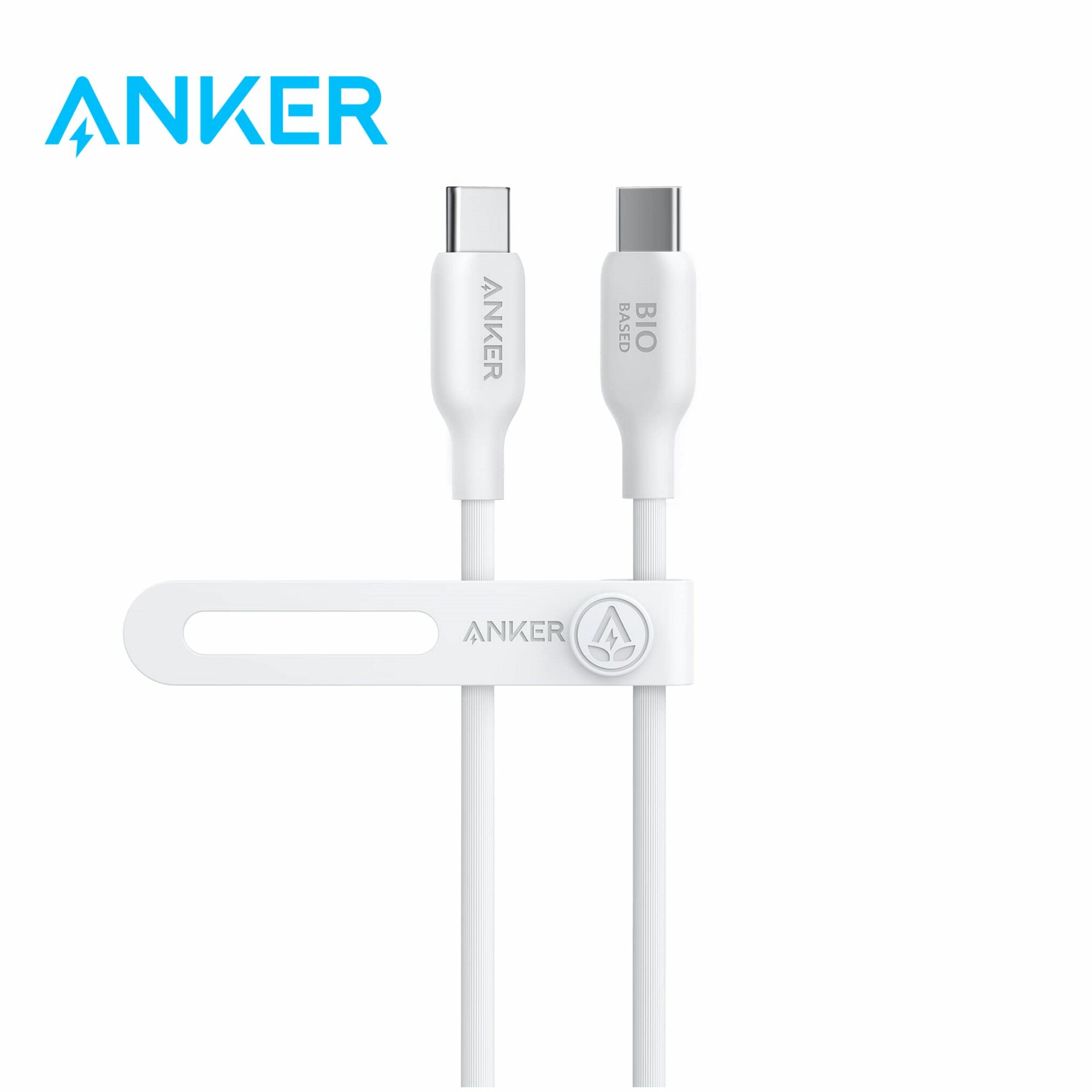 Anker 543 USB C to USB C Cable (240W 3ft), USB 2.0 Bio-Based Charging Cable для iPhone 15 / 15Pro / 15Plus / 15ProMax, MacBook Pro 2020, iPad Pro 2020, iPad Air 4, Samsung Galaxy S23 (Phantom Black)