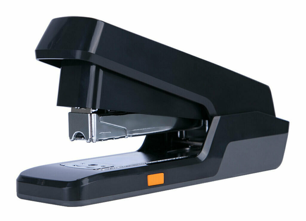 Степлер Deli №24/6, 26/6 на 30 листов, черный, 100 скоб, снижение усилия