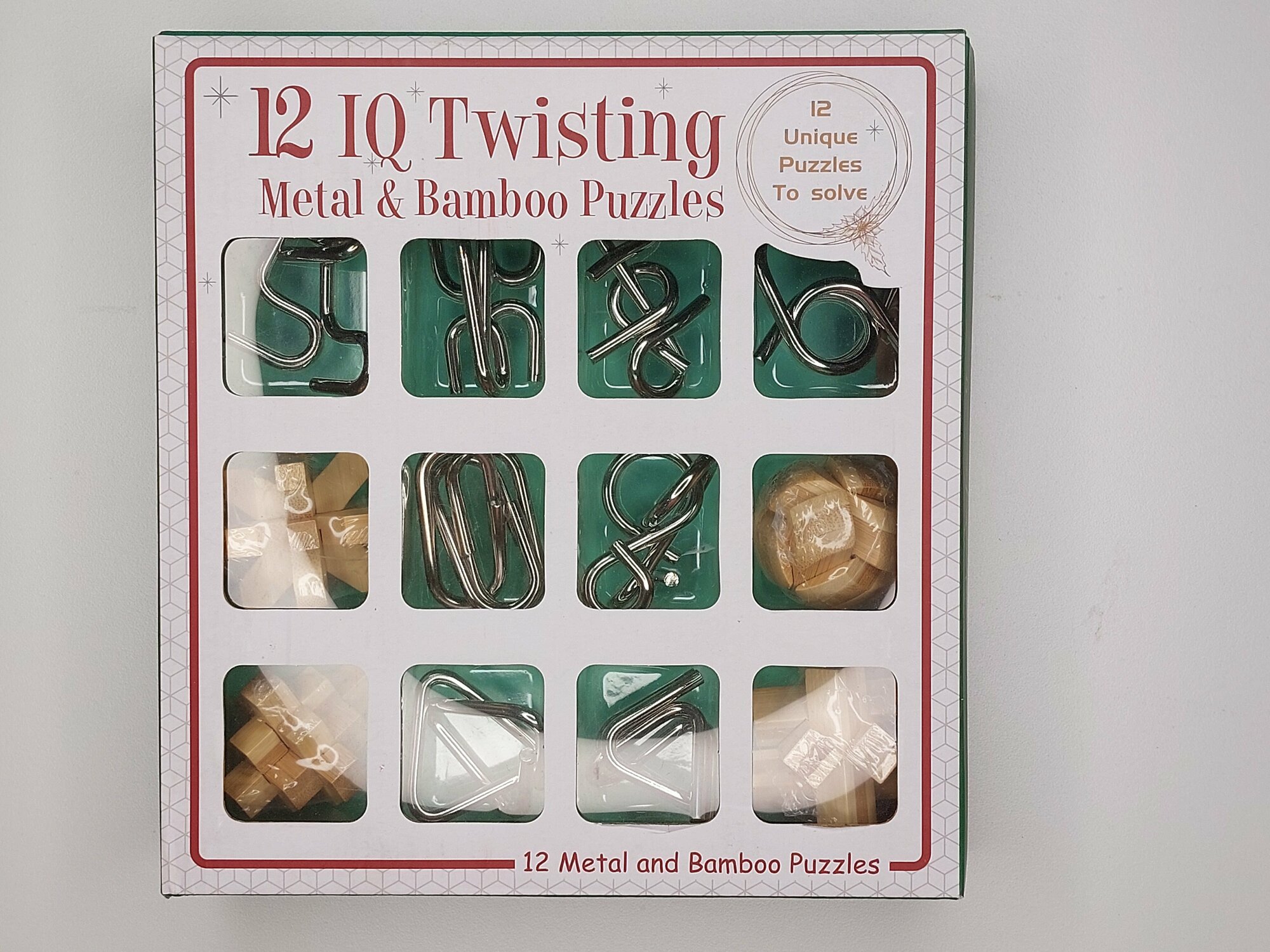 Набор головоломок Wooden box 12 set