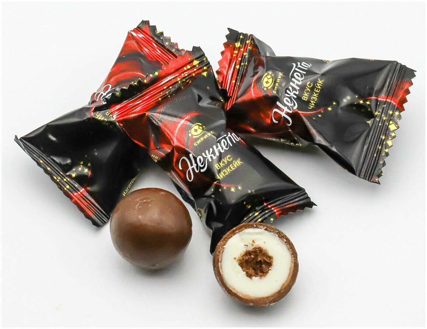 Конфеты шоколадные Нежнетта вкус Чизкейк ,1 кг, Сириус