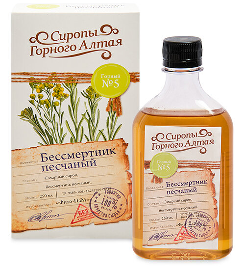 Сироп Горный №5 - Бессмертник трава, 250мл FP-06/ 5 113-85829