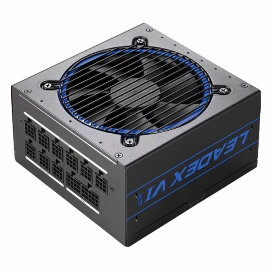 Блок питания Super Flower SF-850F14PE 850W (SF-850F14PE) черный - 850 Вт, 80+ Platinum, ATX 20+4 пин, 4 pin + 4 pin x3 CPU, 9 SATA, 6 x 6+2 pin PCI-E