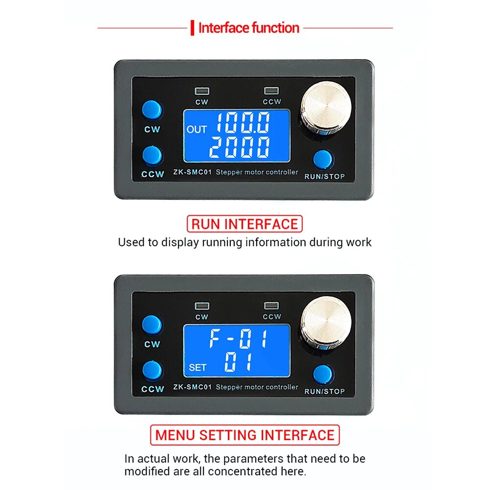 Gaqqee ZK-SMC01 контроллер шагового двигателя