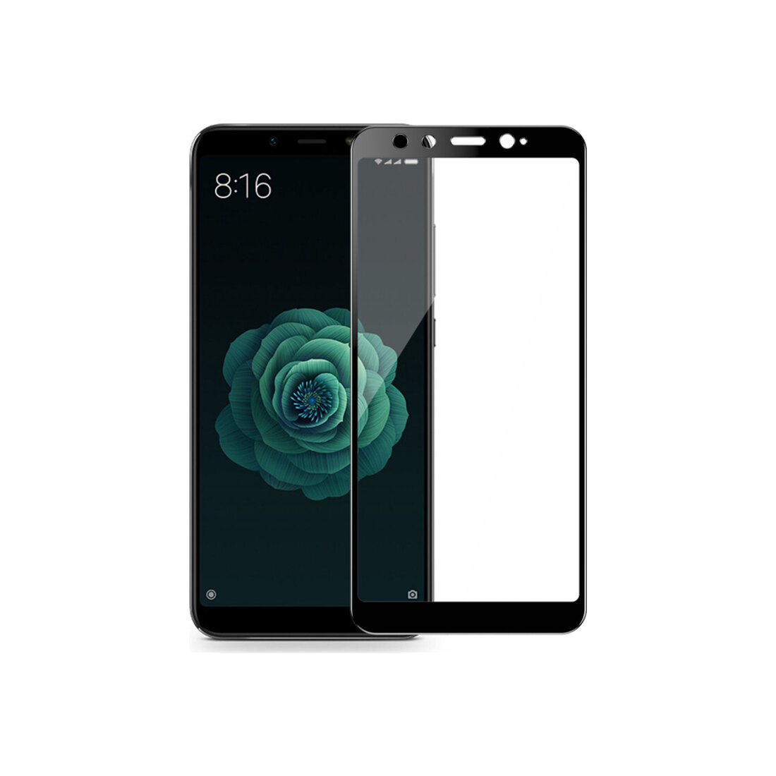Защитное 3D стекло для Xiaomi Mi A2 / Mi6X черное