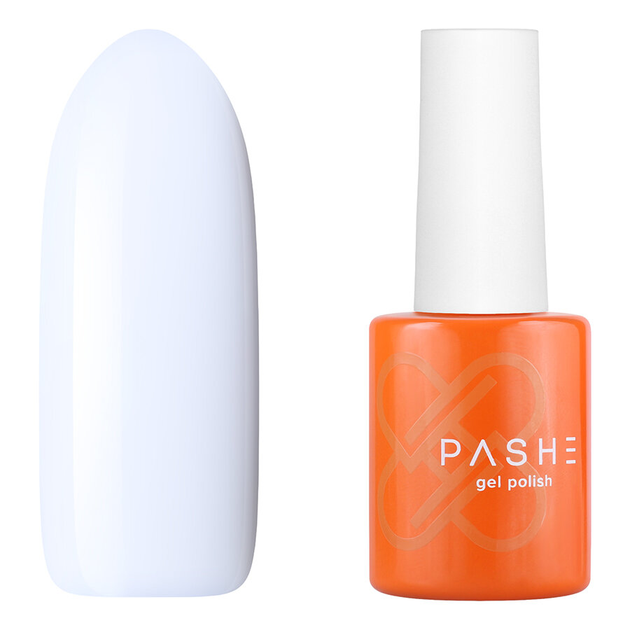 Цветной гель-лак PASHE, Atelier - "белый", 9 мл