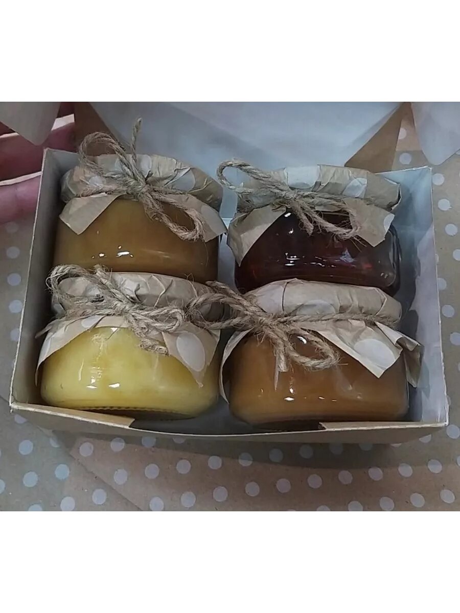 Набор натурального Алтайского меда 4х 150 (130гр), 2025