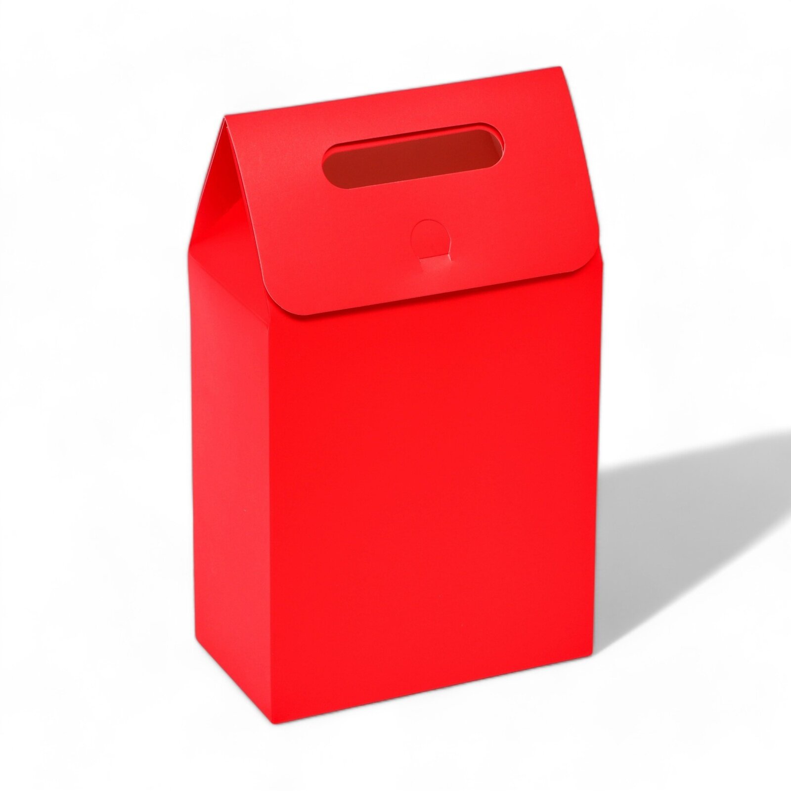 !09 Набор из 3-х коробок: Коробка-пакет с ручкой, цвет красный, 27 х 16 х 9 см.