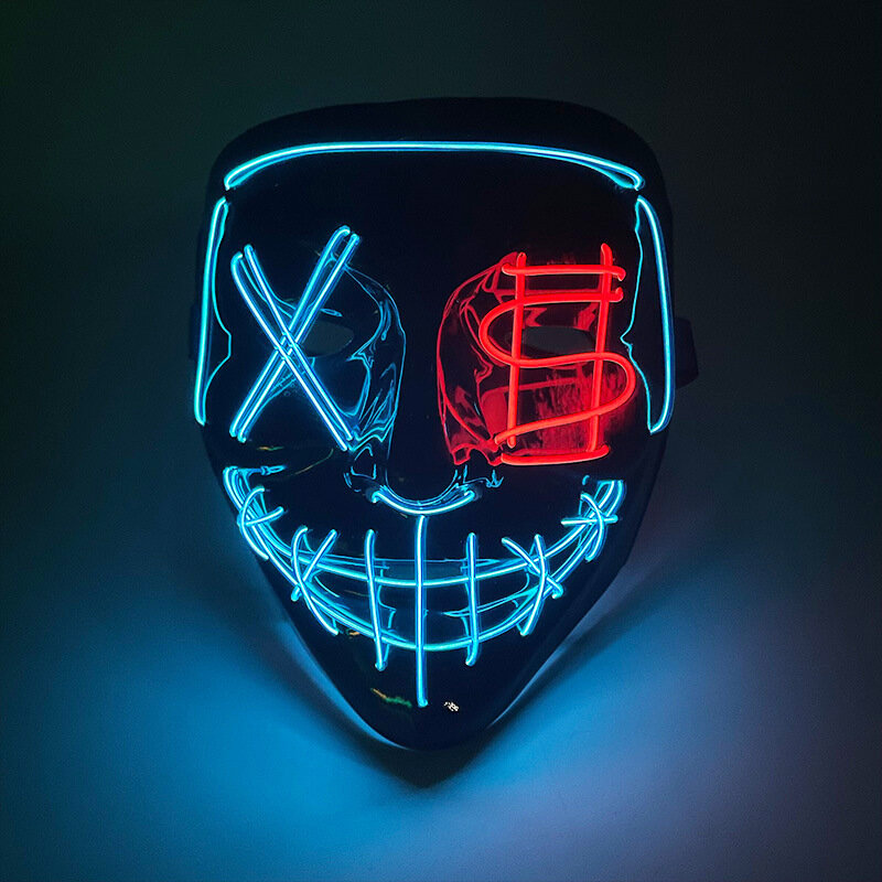 Маска на Хэллоуин "Вендетта", трансграничная, точечная, светодиодная, светящаяся, V-образная