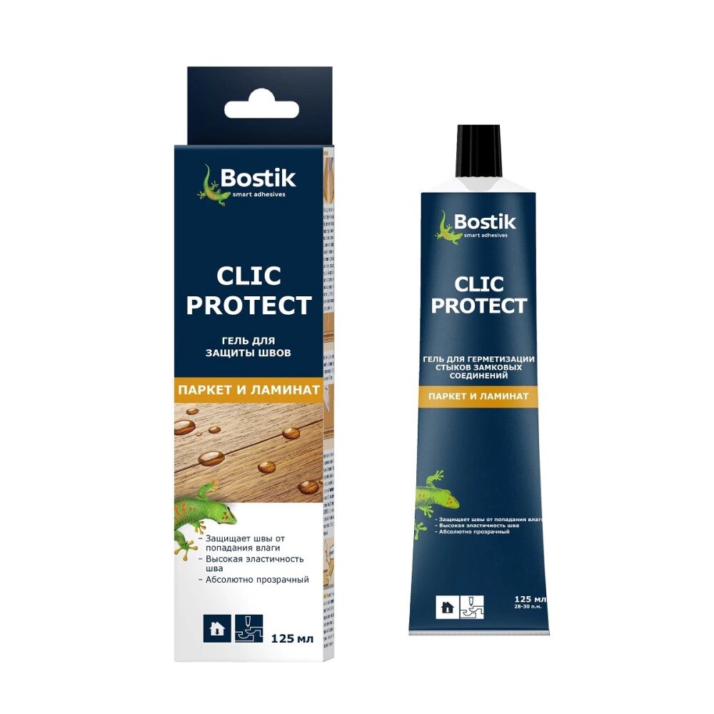 Гель Bostik Click Protect для герметизации замков ламината и паркета 125 мл