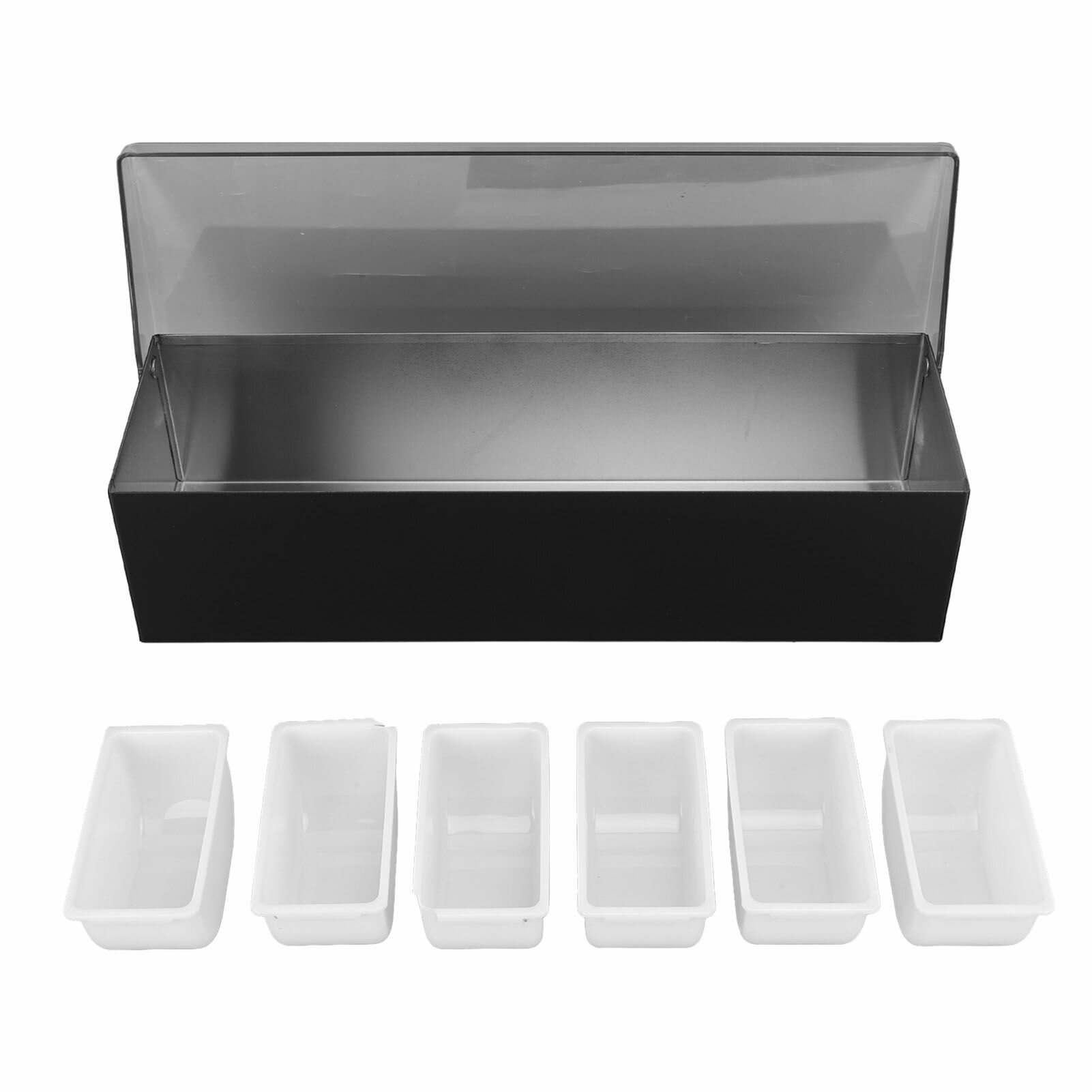 Органайзер для фруктов на 6 отделений: многофункциональный контейнер с крышкой для кухни и бара