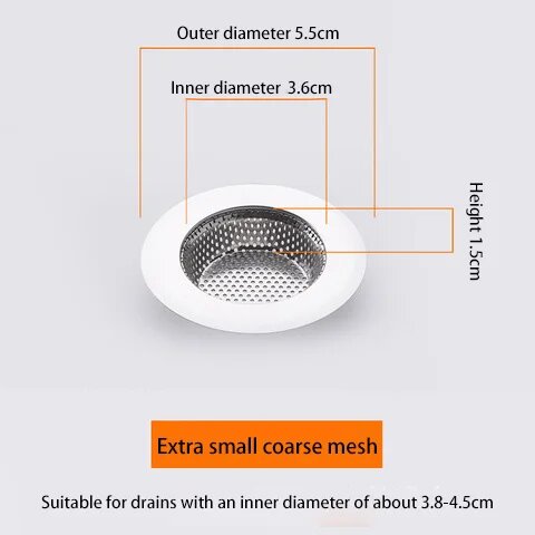 Фильтр для раковины, сливная пробка из нержавеющей стали, сливная пробка для пола, фильтр, ловушка Lavabo, кухонная раковина, аксессуары для ванной комнаты