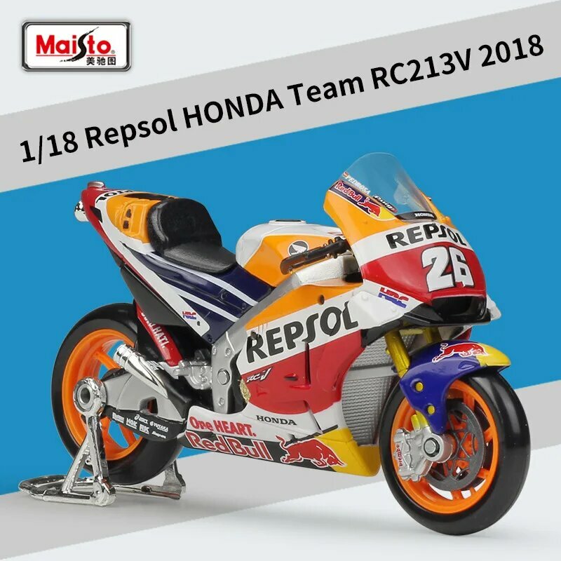 Maisto 1:18 Repsol Honda RC213V 2018, №26