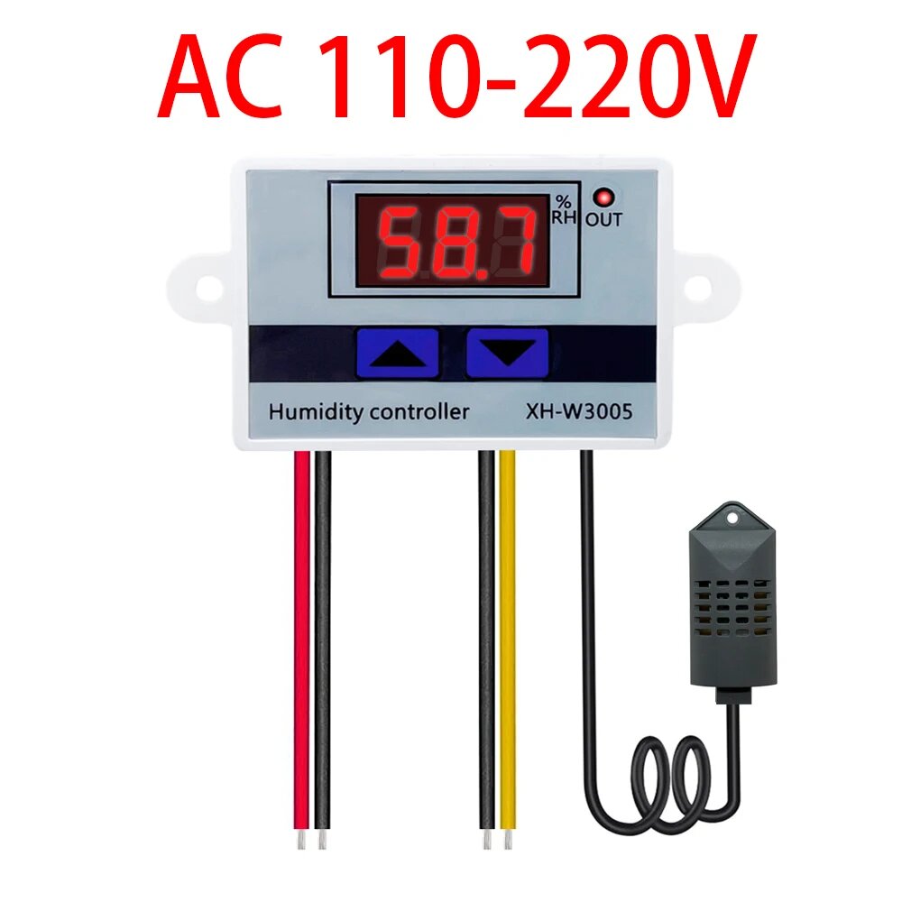 Контроллер влажности XH-W3005, AC 110-220V