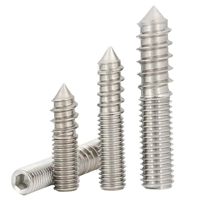 Деревянные саморезы из нержавеющей стали M4 M5 M6 M8 M10 M8x120-1pcs