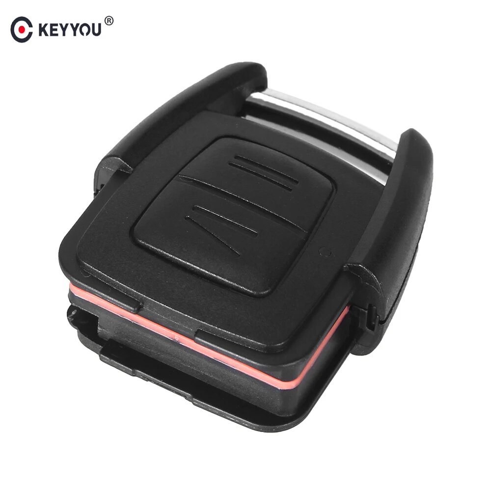 KEYYOU дистанционный Автомобильный ключ оболочка для Vauxhall Opel Astra Zafira Omega Vectra 2 кнопки Fob чехол для автомобиля без чипа без лезвия