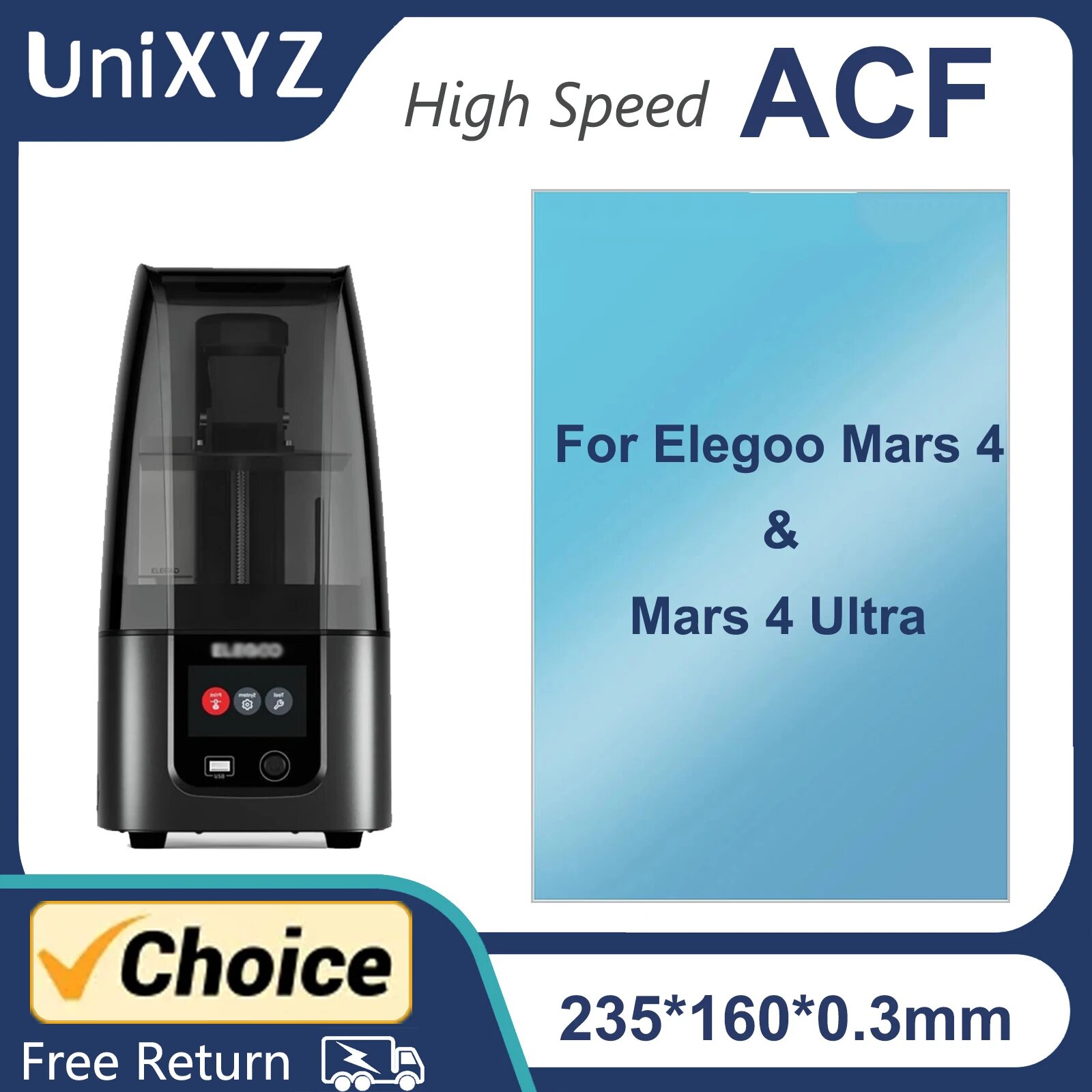ACF пленка для Elegoo Mars 4 Mars 4 Ultra 9K 2PCS ACF Film