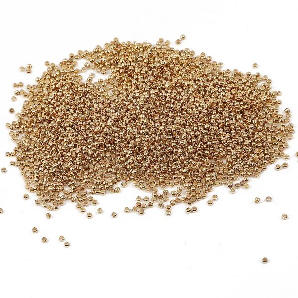 Шарики металлические 2 мм, Kc gold, 500 шт