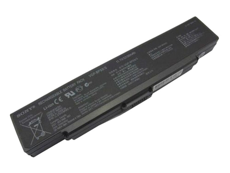 Аккумулятор для Sony VGN-AR, VGN-NR, VGN-SZ, BPS9, 5200mAh, 11.1V черный