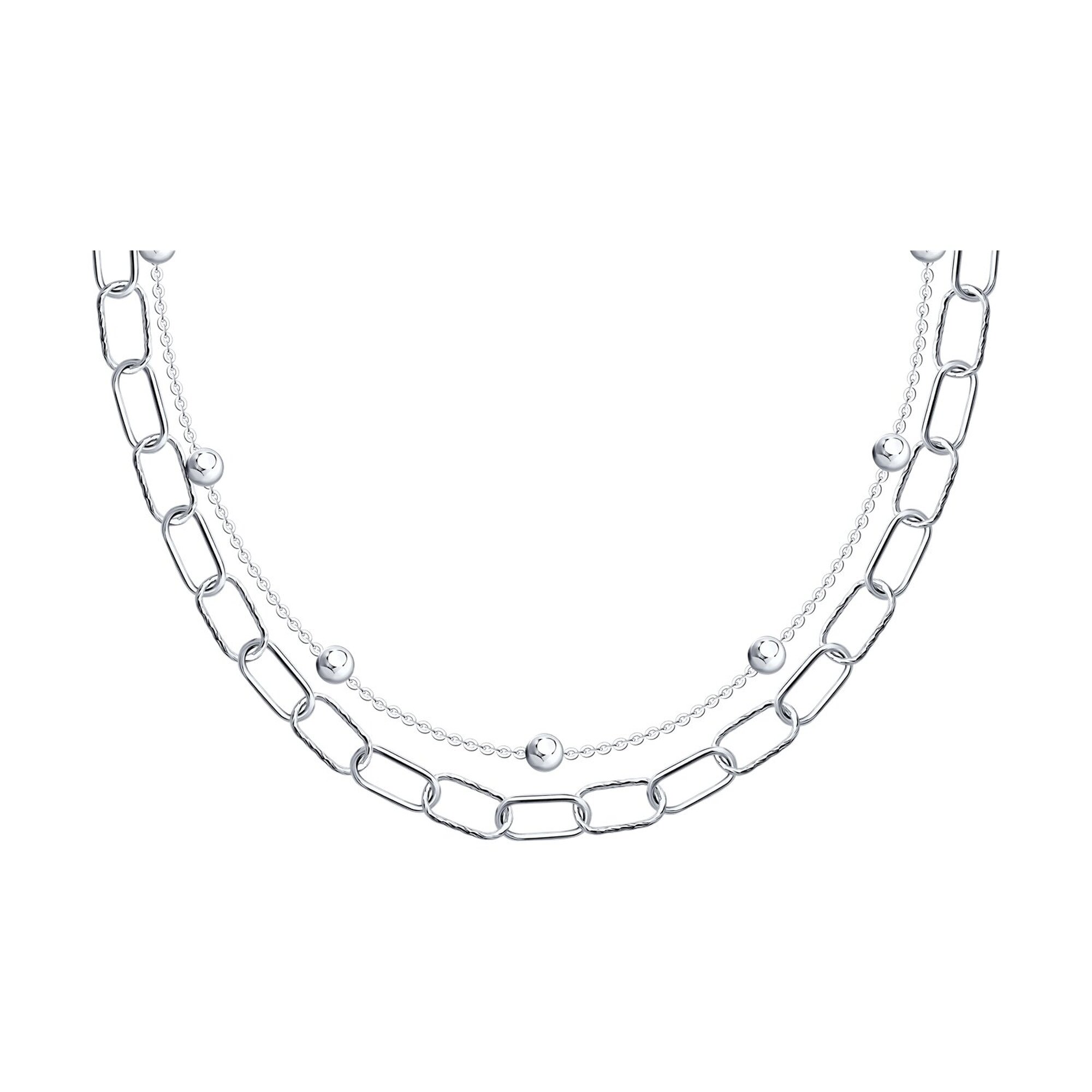 Колье, серебро, 925 проба, родирование