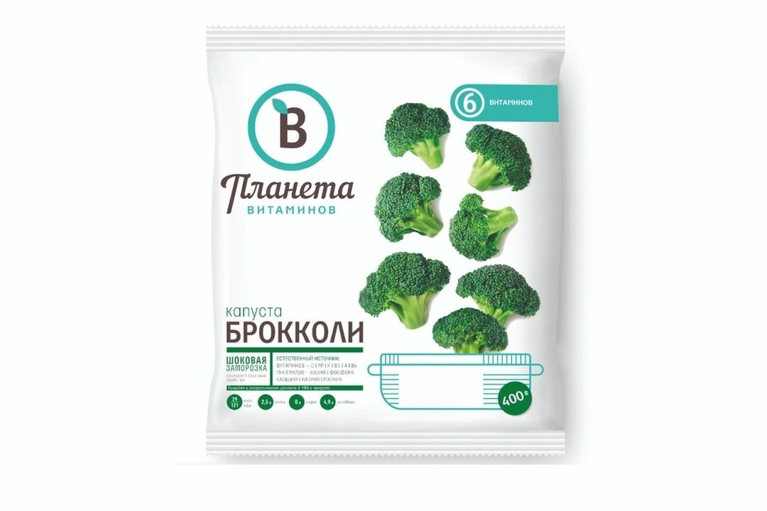 Капуста Брокколи 400 гр. Планета Витаминов