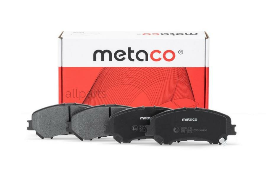 METACO 3000192 Колодки тормозные передние NISSAN QASHQAI (J11) (2014>)