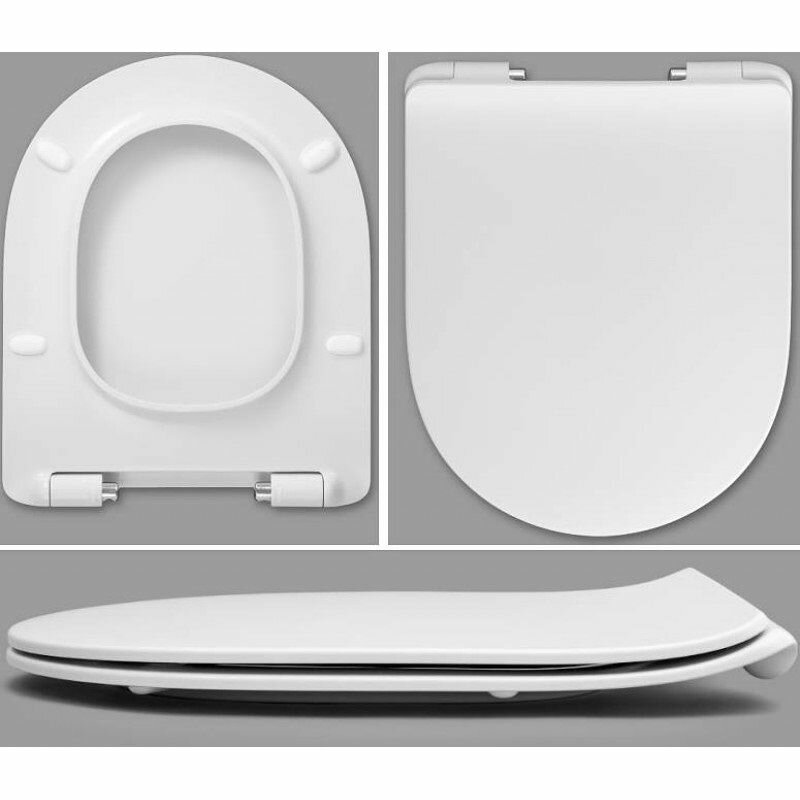 Сиденье для унитаза Roca LEON с микролифтом (плавное опускание) Slim тонкой ZRU9302943