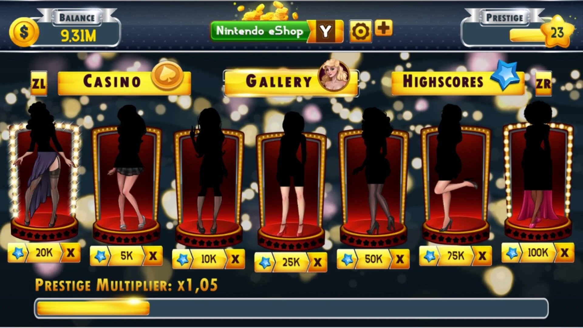 Игра All in Casino Girls для Nintendo Switch - Цифровая версия, США