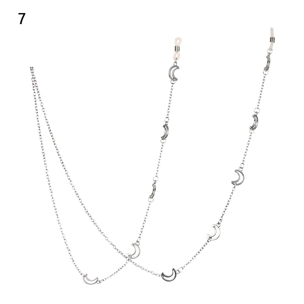 Серебряная цепочка для очков Gootrades 7-80cm
