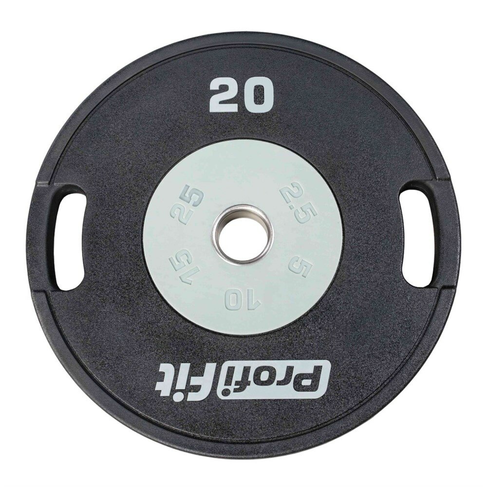 PROFI-FIT Диск полиуретановый D51 мм PROFI-FIT 20 кг графит, серый