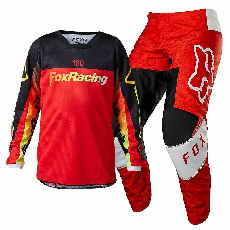 Новый 2023 FOX 180эндуро комплект снаряжения для мотокросса mx трикотажные штаны мотоциклетная одежда mtb carracing костюм Off Road
