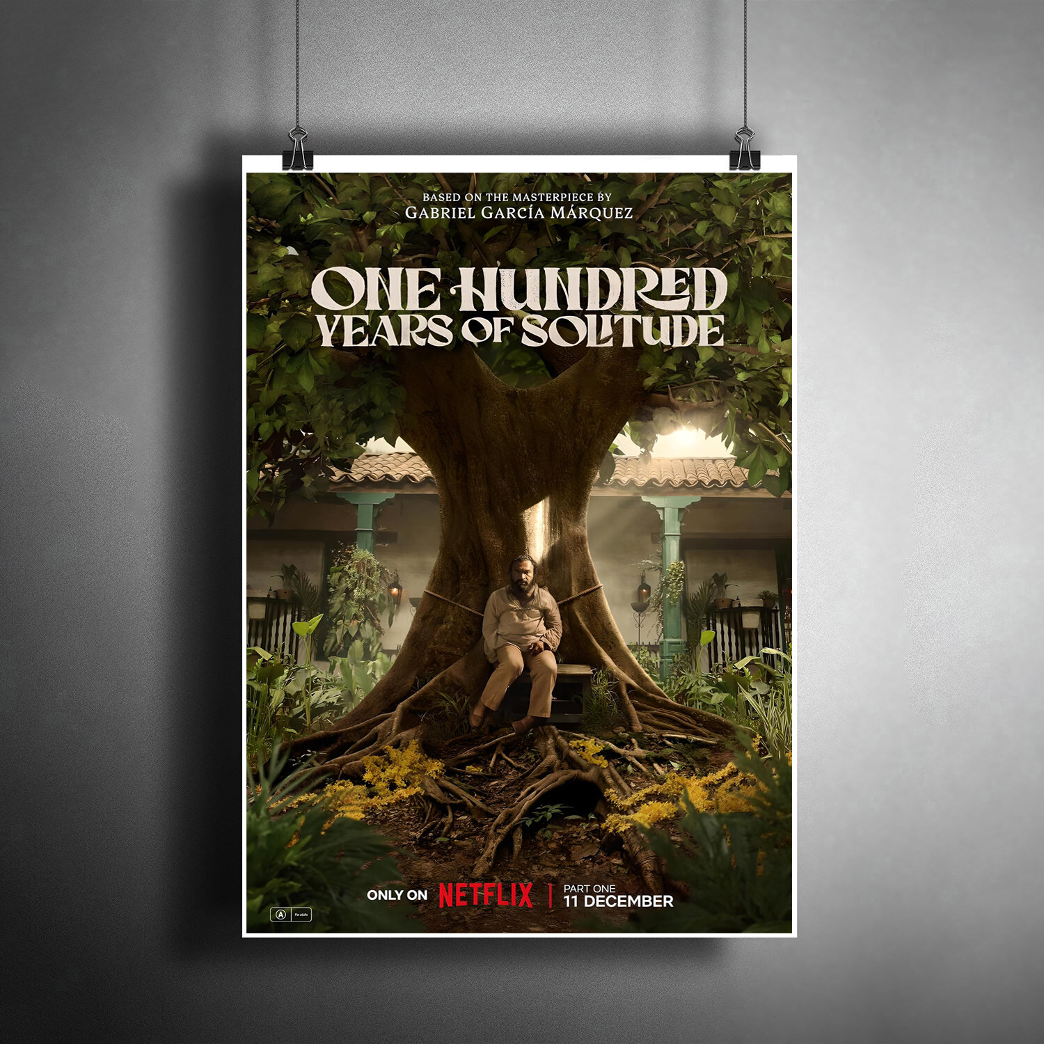 Постер плакат сериал Сто лет одиночества / Габриэль Гарсиа Маркес A3 (30 x 42 см)