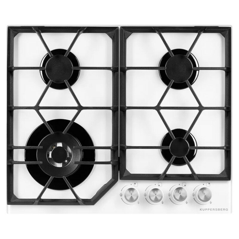 Встраиваемая газовая панель KUPPERSBERG FG 62 W, официальная гарантия