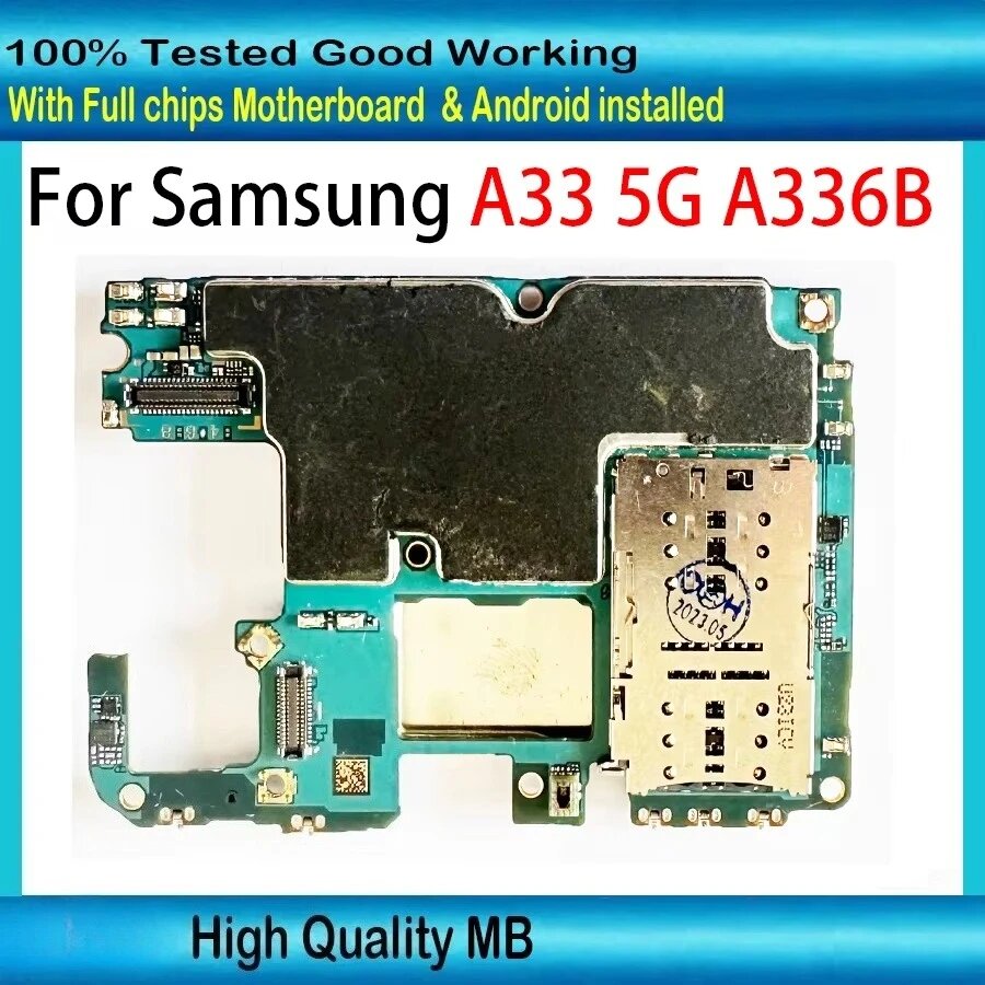 128 ГБ разблокированная материнская плата для Samsung Galaxy A33 A336B A336E 5G с A336B-128GB 6G RAM