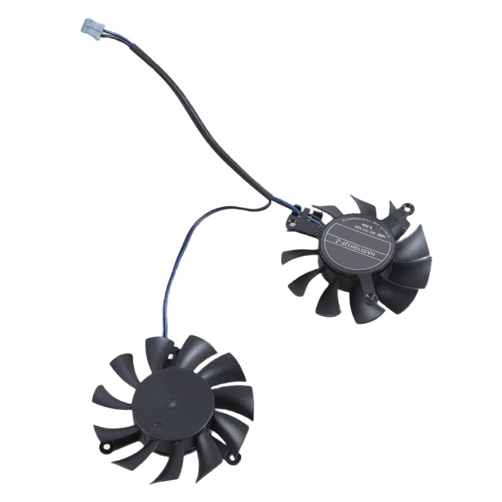 Вентилятор охлаждения видеокарты 12V 2Pin для кулеров 1650 4GB OC VGA-вентилятор в качестве замены вентилятора HA5510H12F-Z